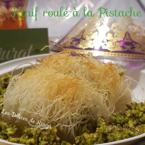 Ktaif roulés à la pistache ou Kdaif à la pistache - Cuisine Test